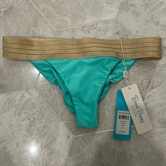 Beach Bunny | Swim | Nwt Beach Bunny Sheer Addiction Skimpy Bottoms ...
